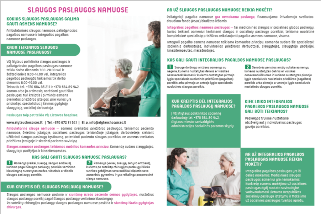 Artimųjų slaugymui – daugiau galimybių – Viešoji įstaiga Alytaus ...